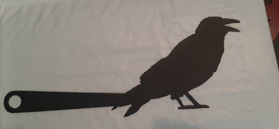 Raven Mailbox Flag: Handmade Powder Coated Steel or Aluminum - Etsy
