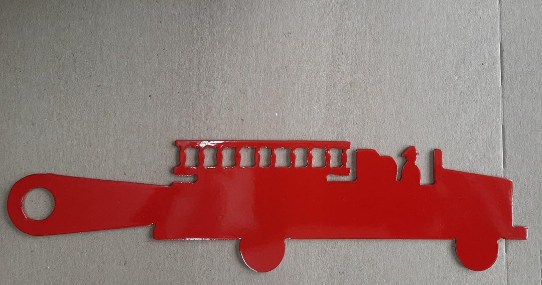 Firetruck Mailbox Flag - Etsy
