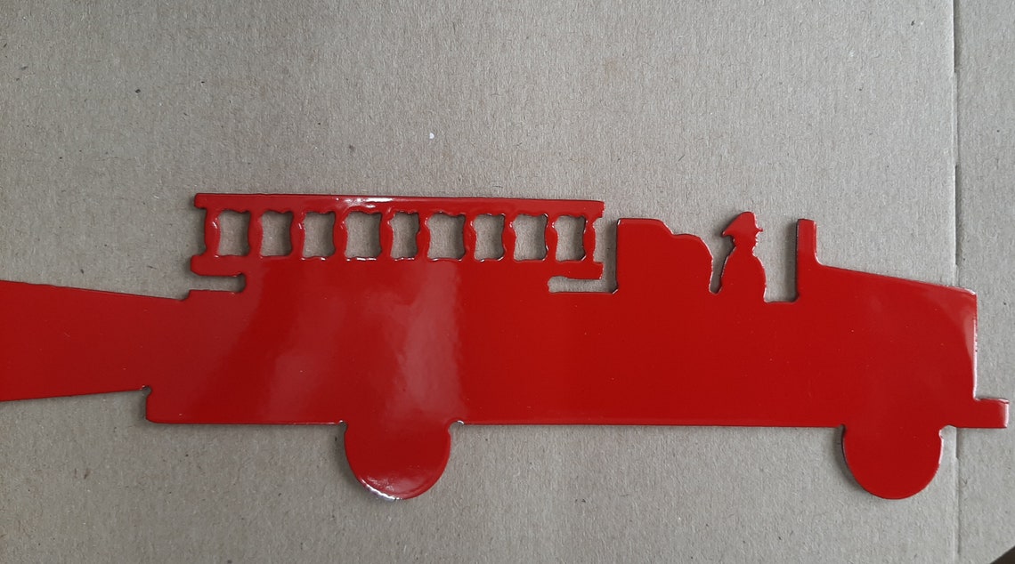 Firetruck Mailbox Flag - Etsy
