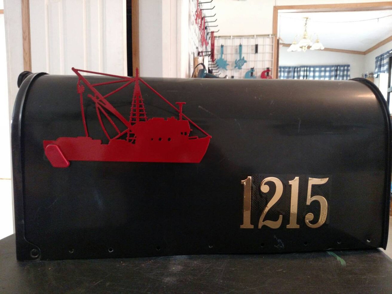 Shrimp Boat Mailbox Flag - Etsy