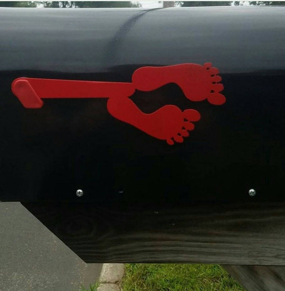 Foot Prints Mailbox Flag - Etsy