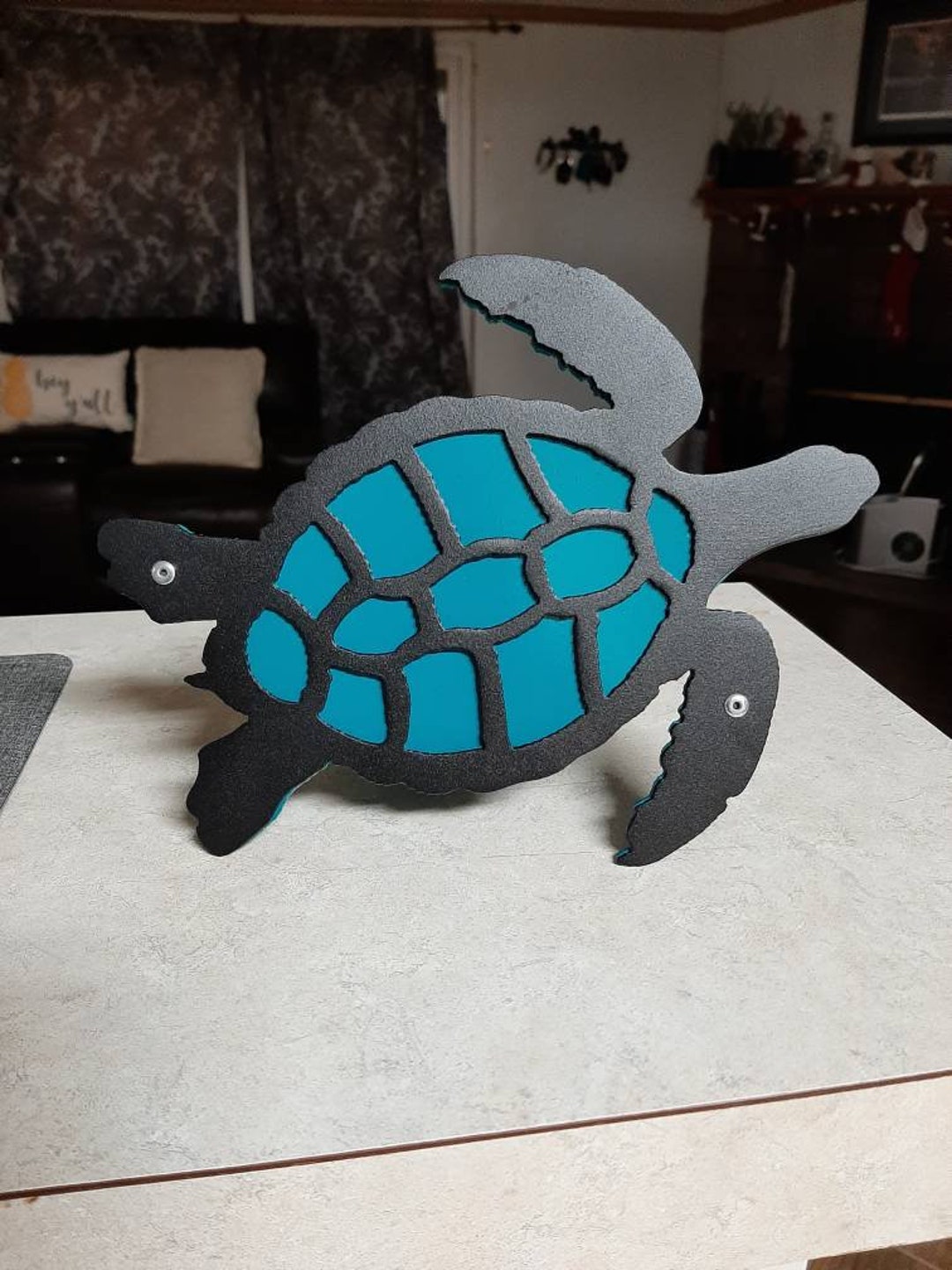 Sea Turtle Hitch Cover: Powder Coated Metal Art - Etsy