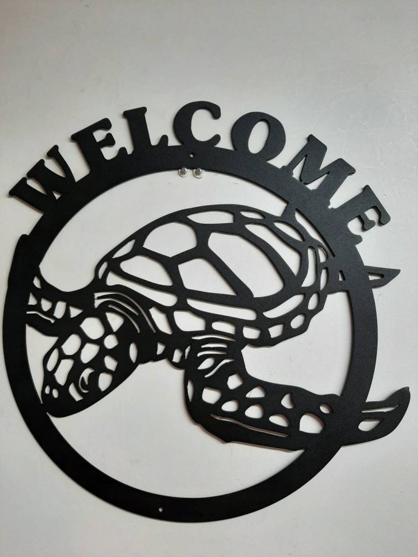 Sea Turtle Welcome Sign - Etsy