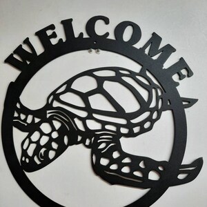 Sea Turtle Welcome Sign - Etsy