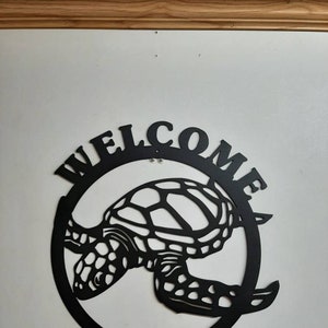 Sea Turtle Welcome Sign - Etsy