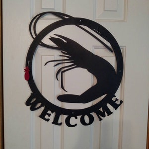 Shrimp Welcome Sign - Etsy