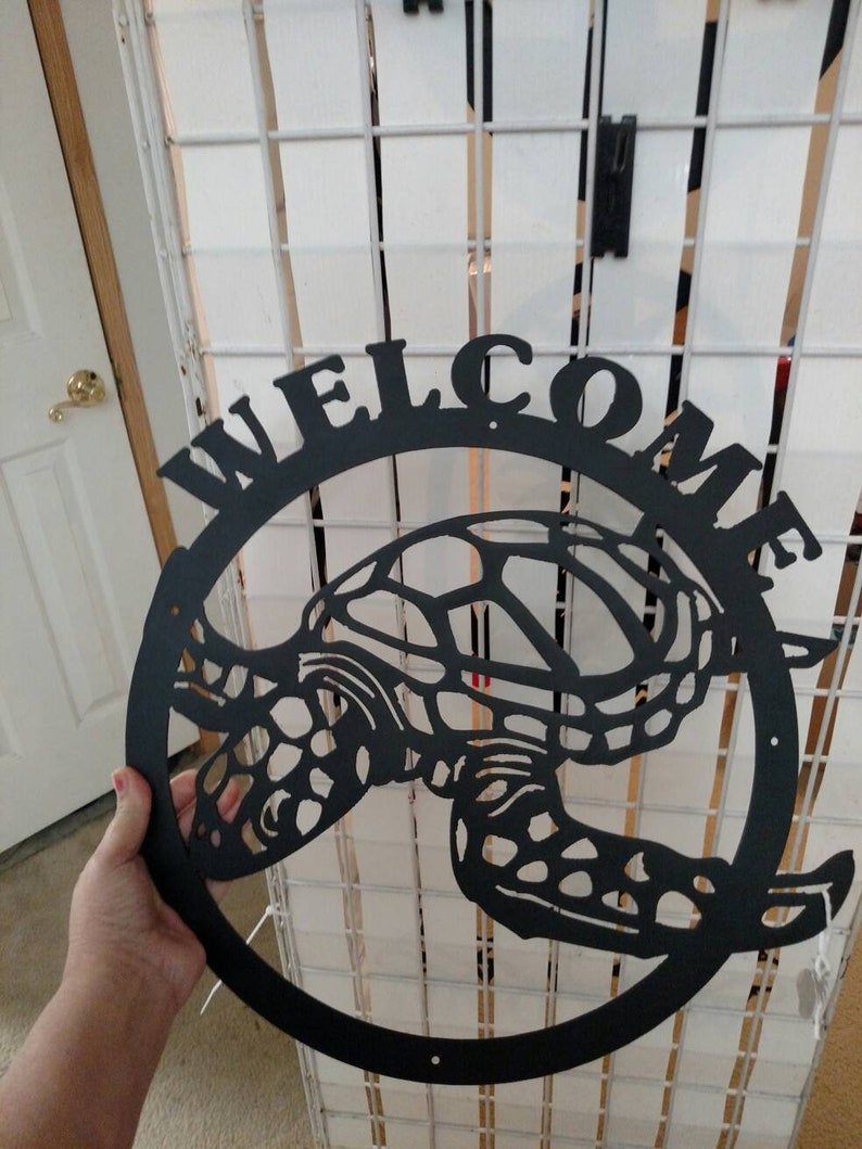 Sea Turtle Welcome Sign - Etsy