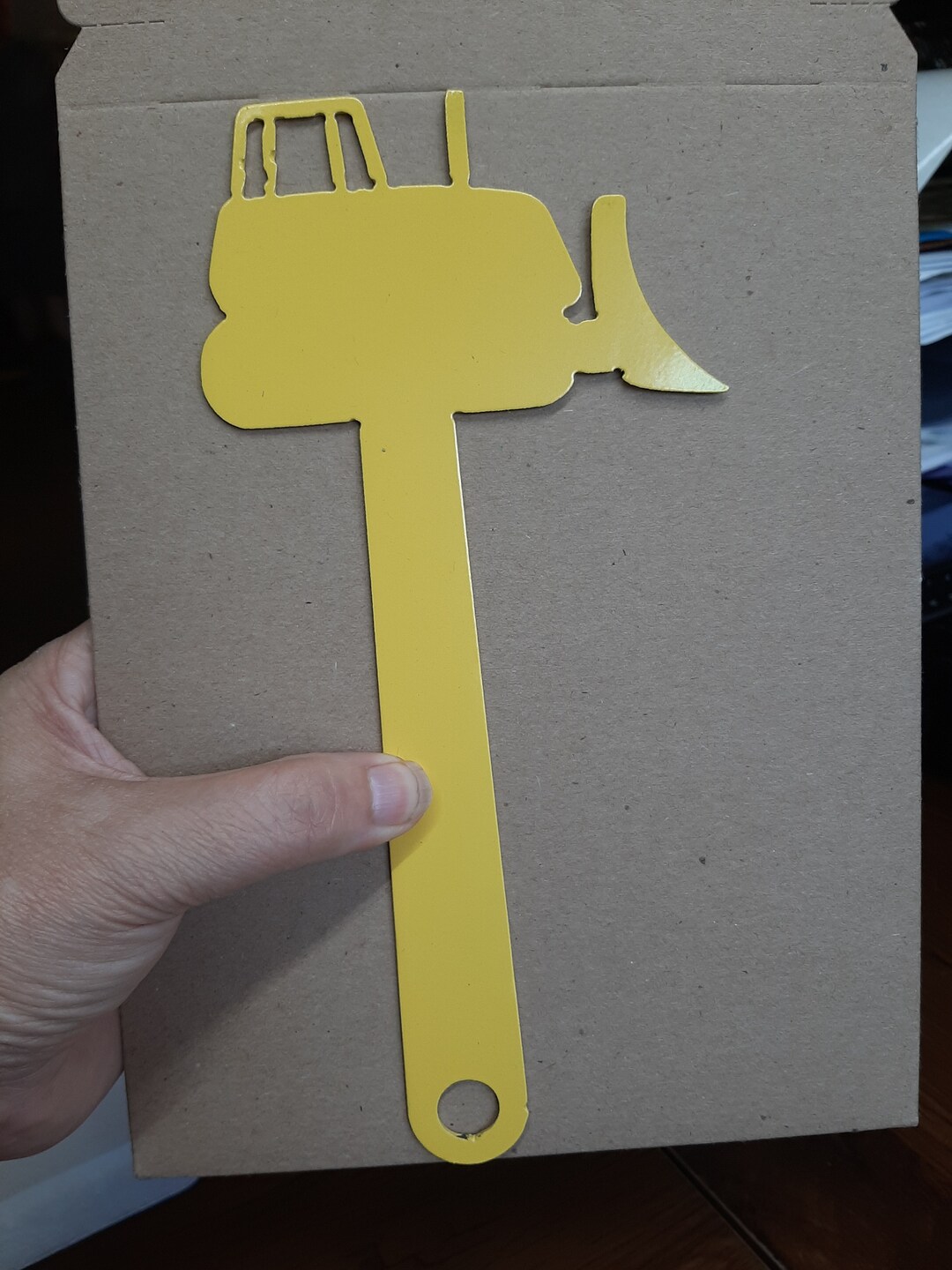 Bulldozer Mailbox Flag: Powder Coated Steel, 9-inch - Etsy