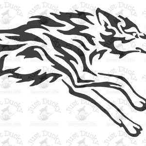 running wolf pack tattoo