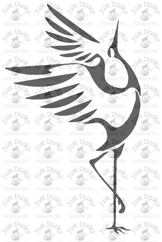 Crane I SVG - Etsy