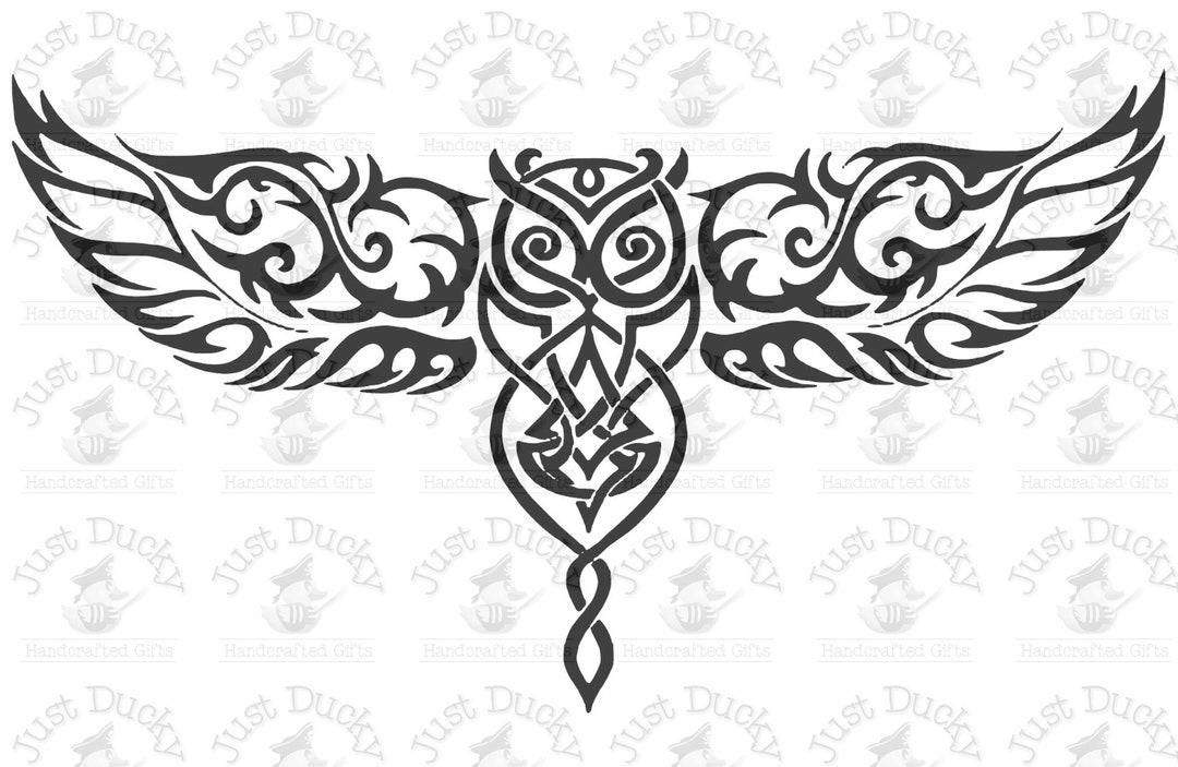 Fancy Owl SVG - Etsy