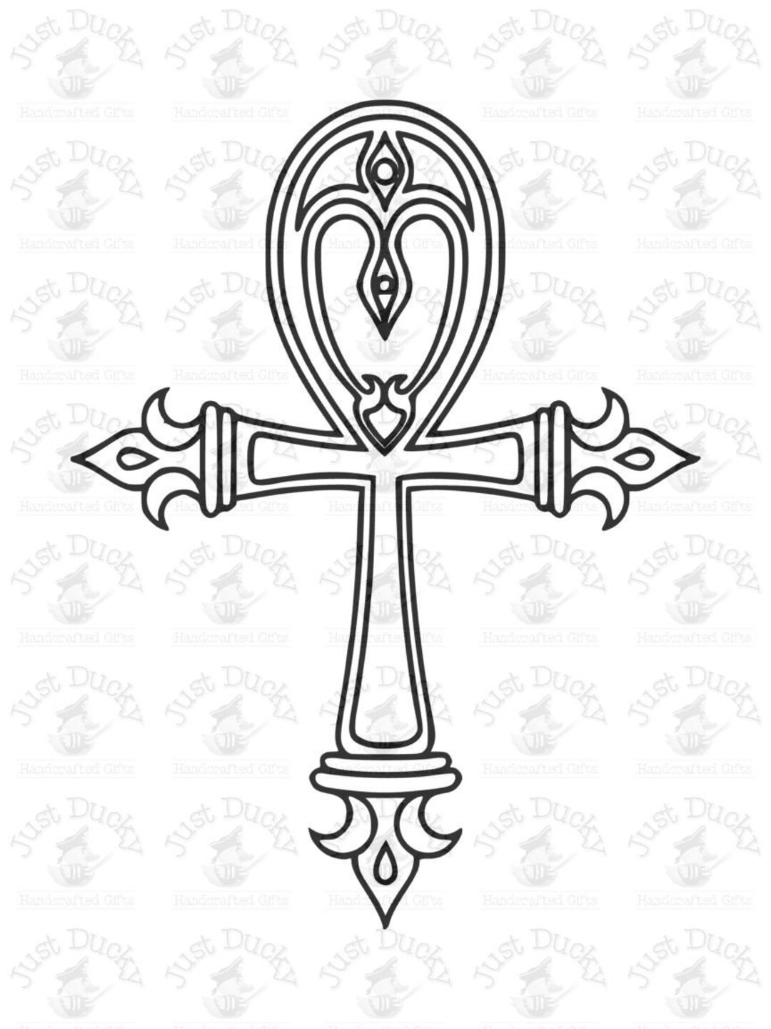 Fancy Ankh SVG - Etsy