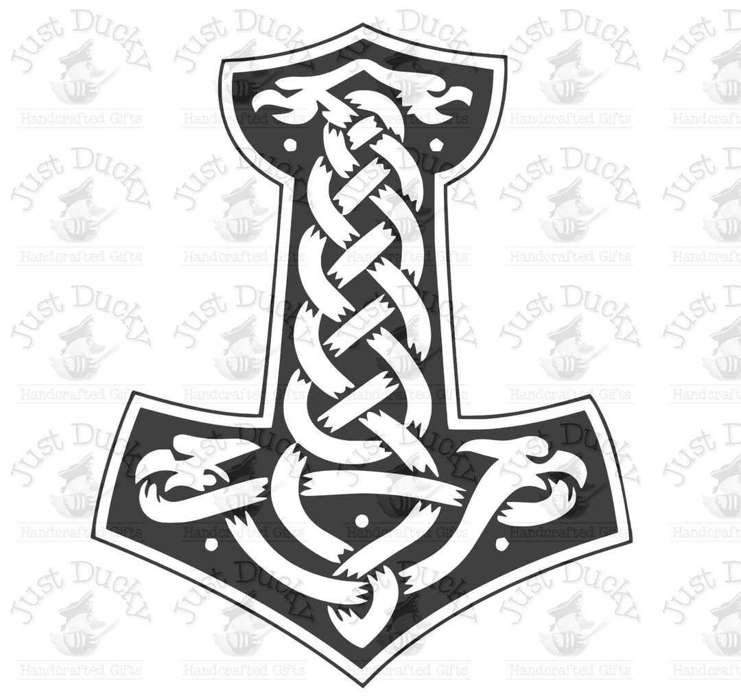 Mjolnir I SVG - Etsy