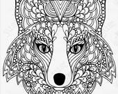 Fancy Fox SVG - Etsy