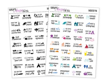 Bucket List Stickers | Etsy