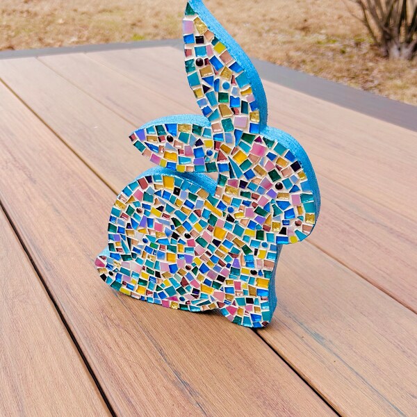 Mosaic Bunny - Etsy