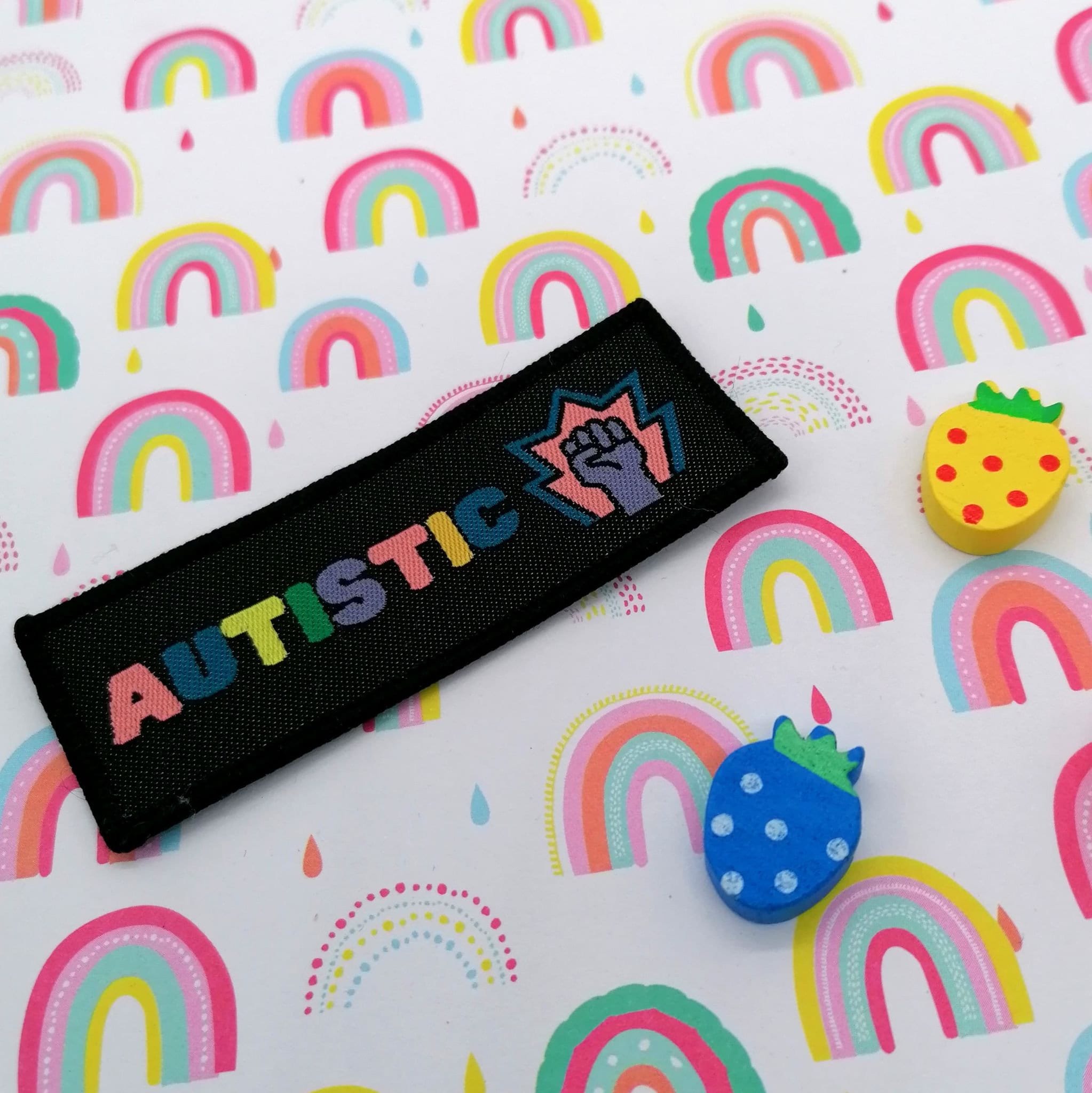 Autistic Pride Sew on Patch/badge autism Acceptance | Etsy UK