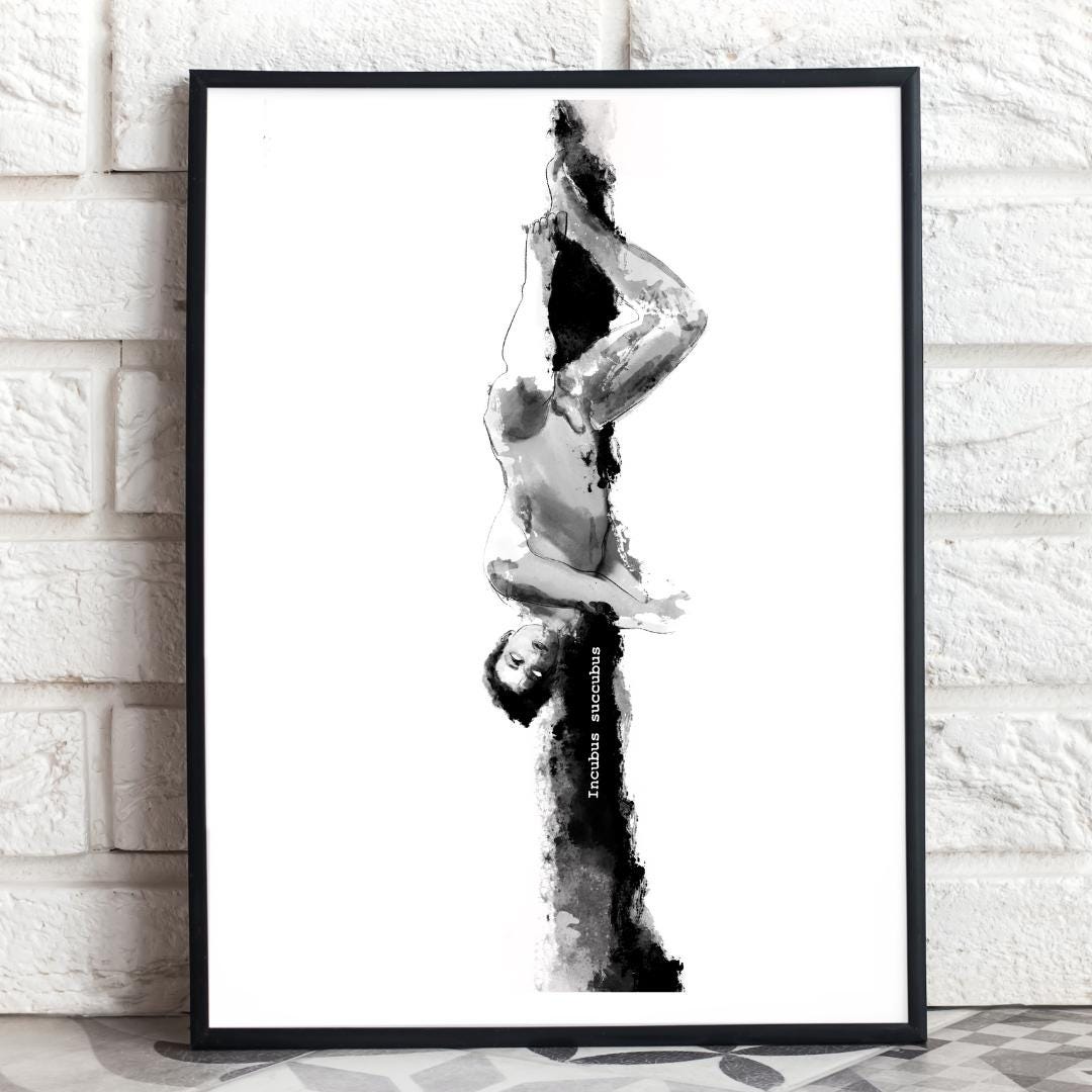 Xmal Deutschland Incubus Succubus A4 Print// New Wave Goth Post Punk ...