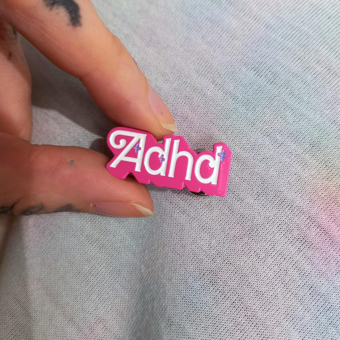 ADHD Enamel Pin *neurodivergent Autistic Badge Teen Gift - Etsy