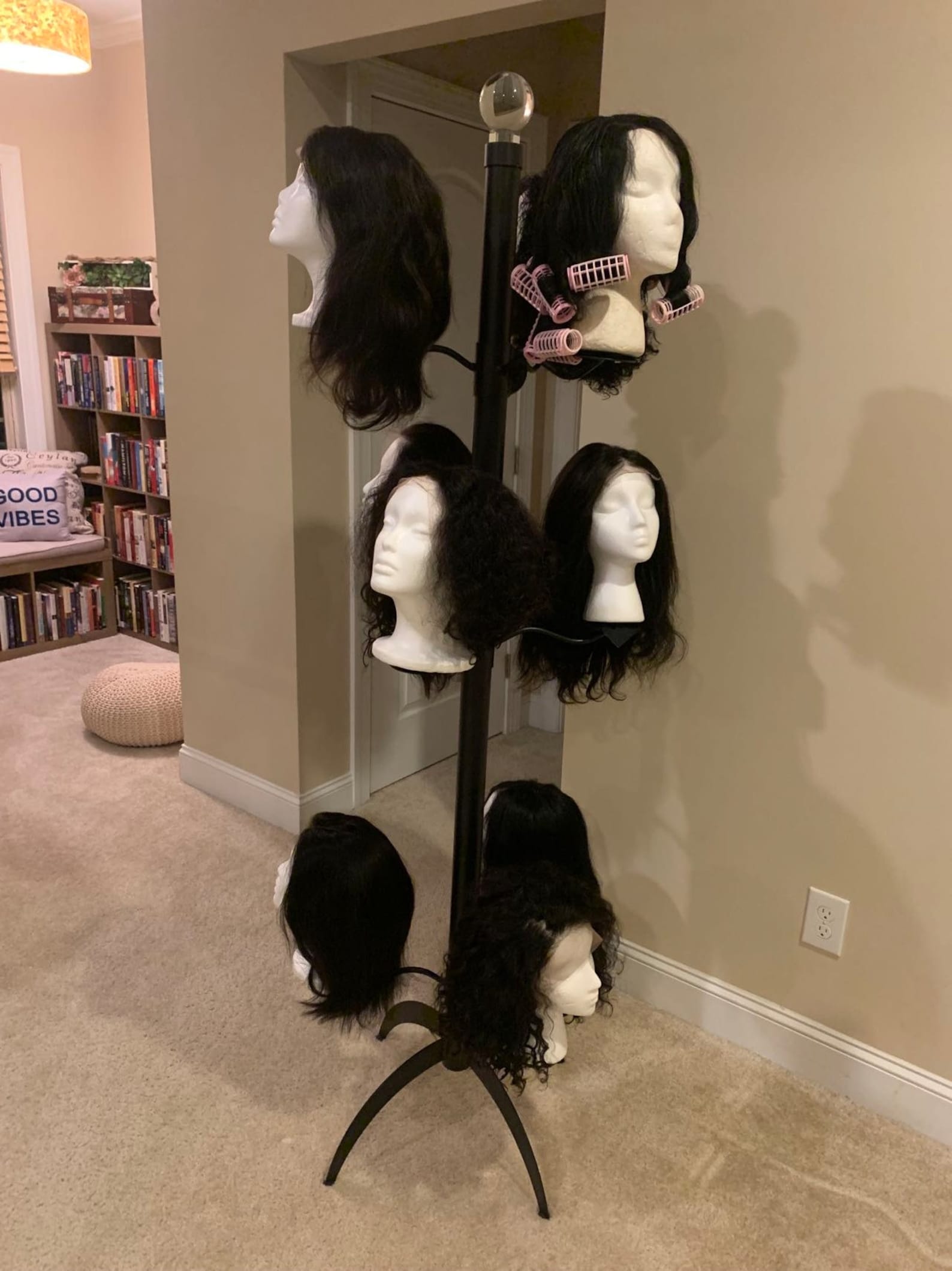 Adjustable Metal Multi Wig Stand - Etsy