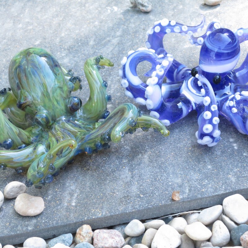 Blown Glass Octopus - Etsy