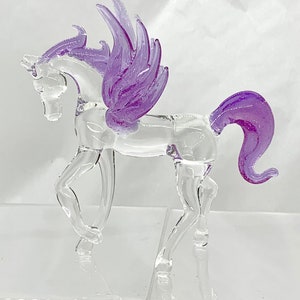 Glass Pegasus Figurine - Etsy