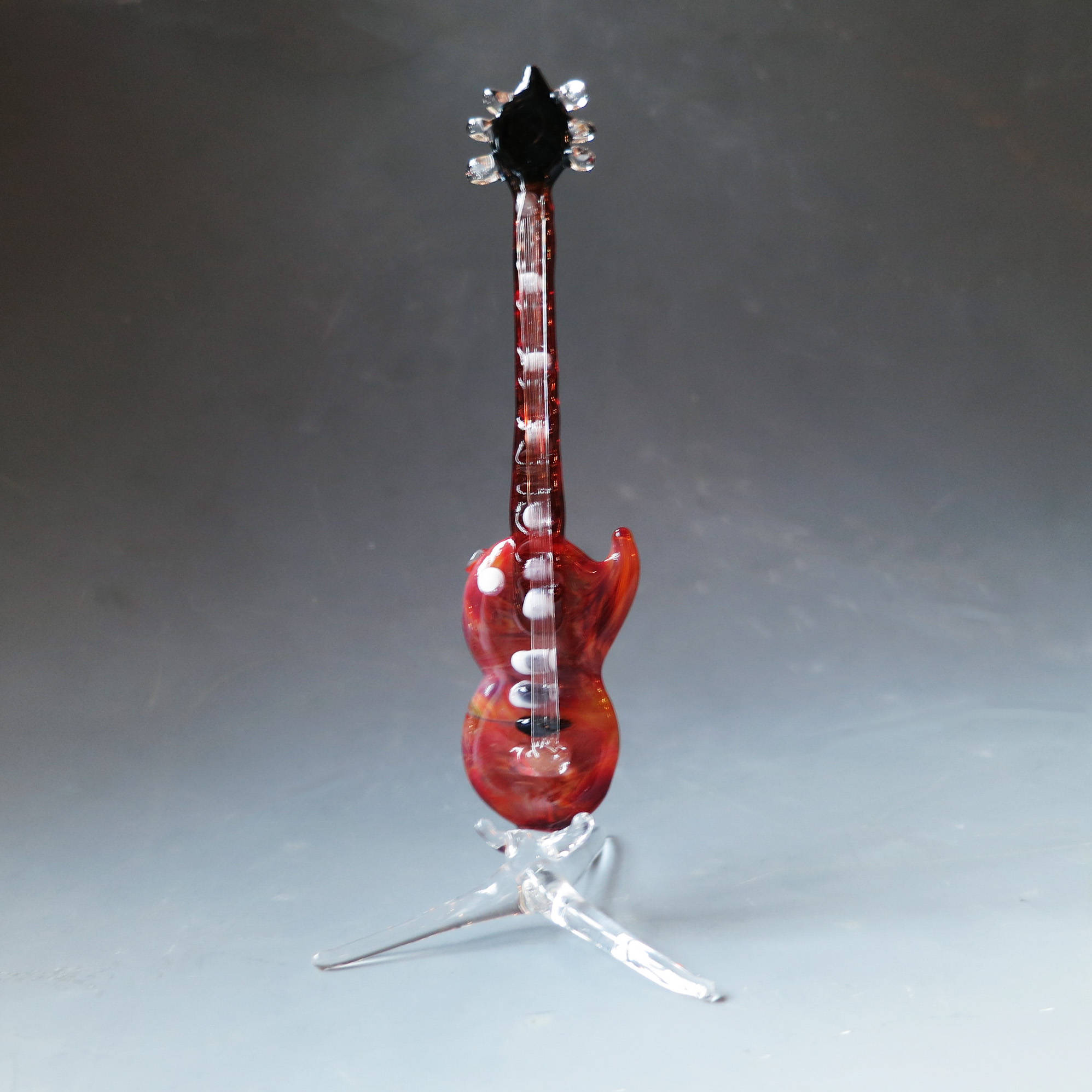 Glass Musical Figurine Piano Guitar Saxophone musical | Etsy