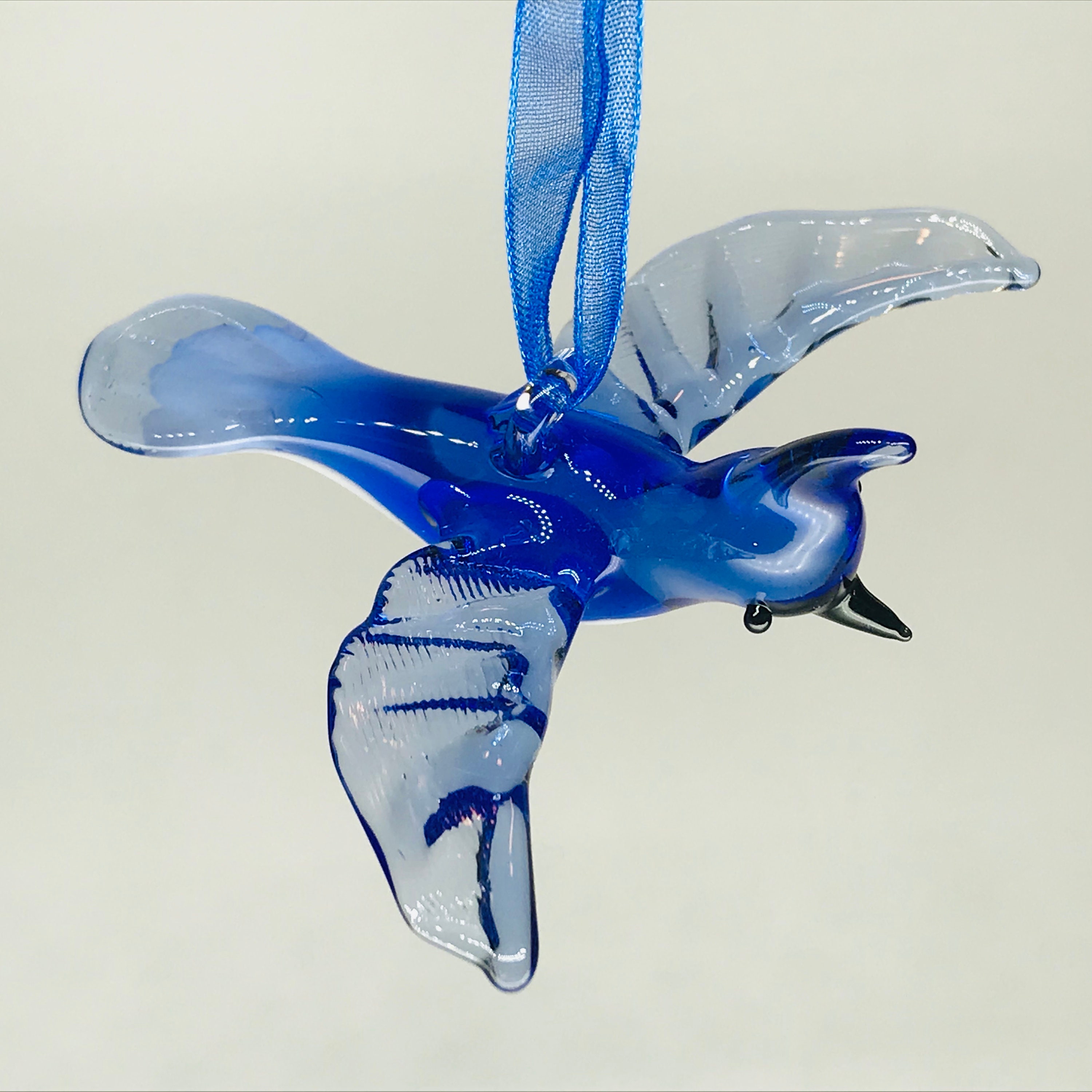 Glass Blue Jay | Etsy