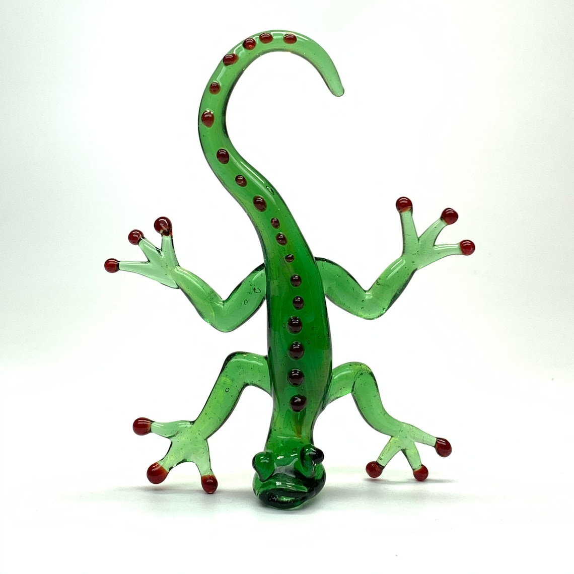 Glass Gecko Glass Lizard Glass Animals Glass Gift - Etsy