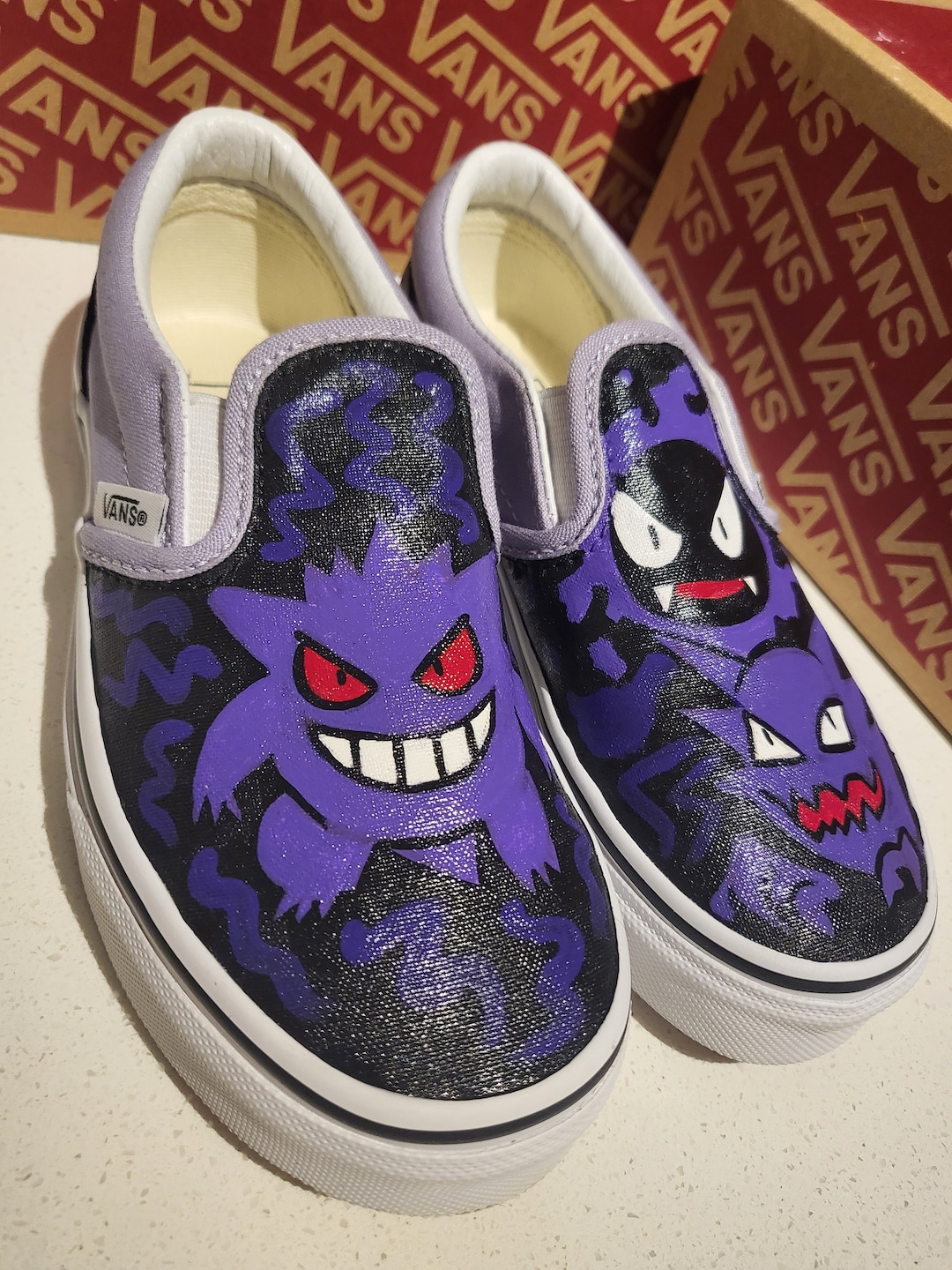 Pokemon Gengar Custom Shoes Size 13 Kids - Etsy
