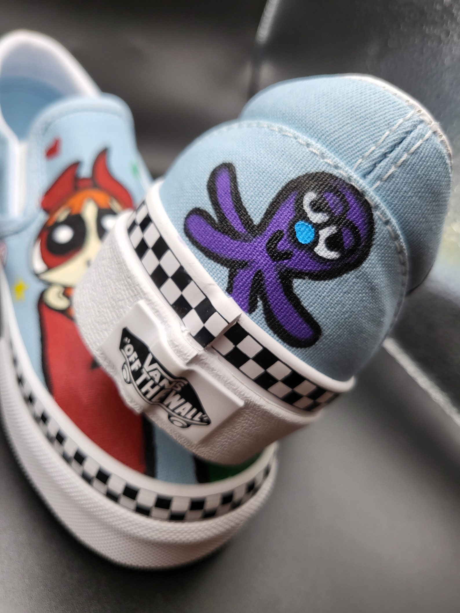 Powerpuff Girls Custom Vans Size 5.5 Womens - Etsy