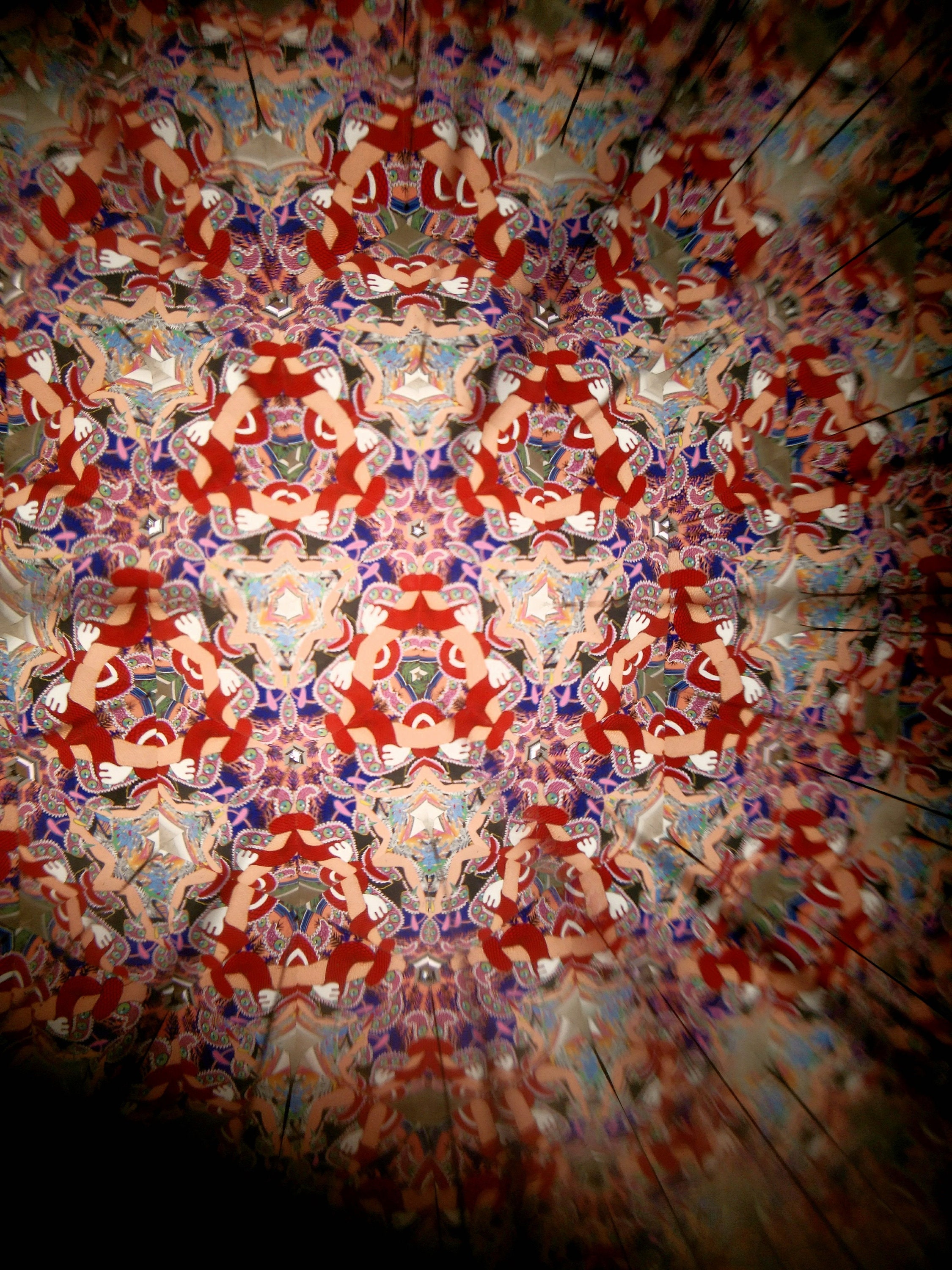 Crystal Kaleidoscope Pendant amethystsacred Geometry / - Etsy