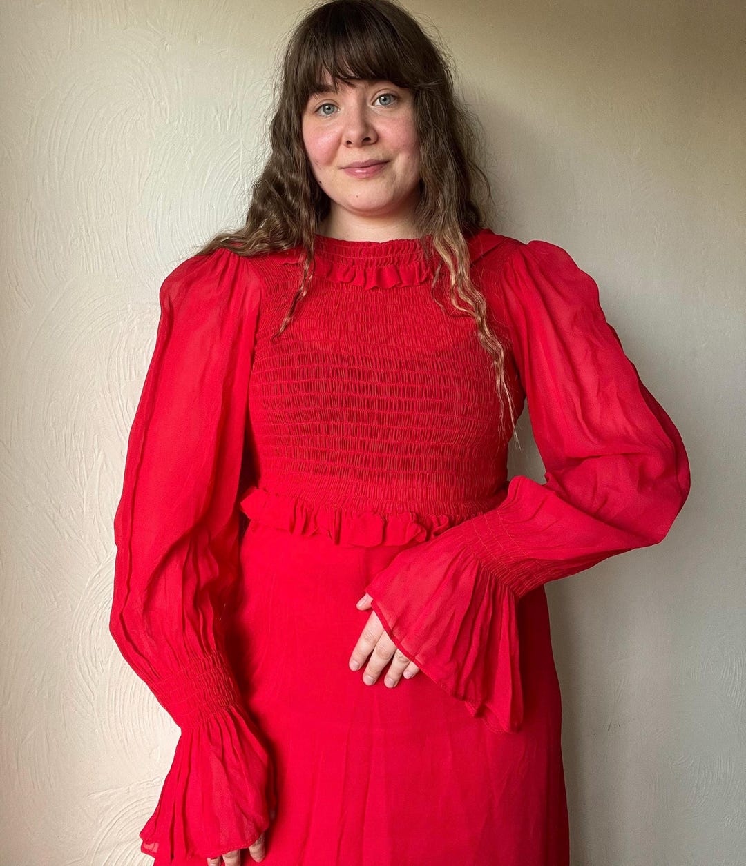 Vintage Autumn 1970s Red Florence Welch Dress - Etsy