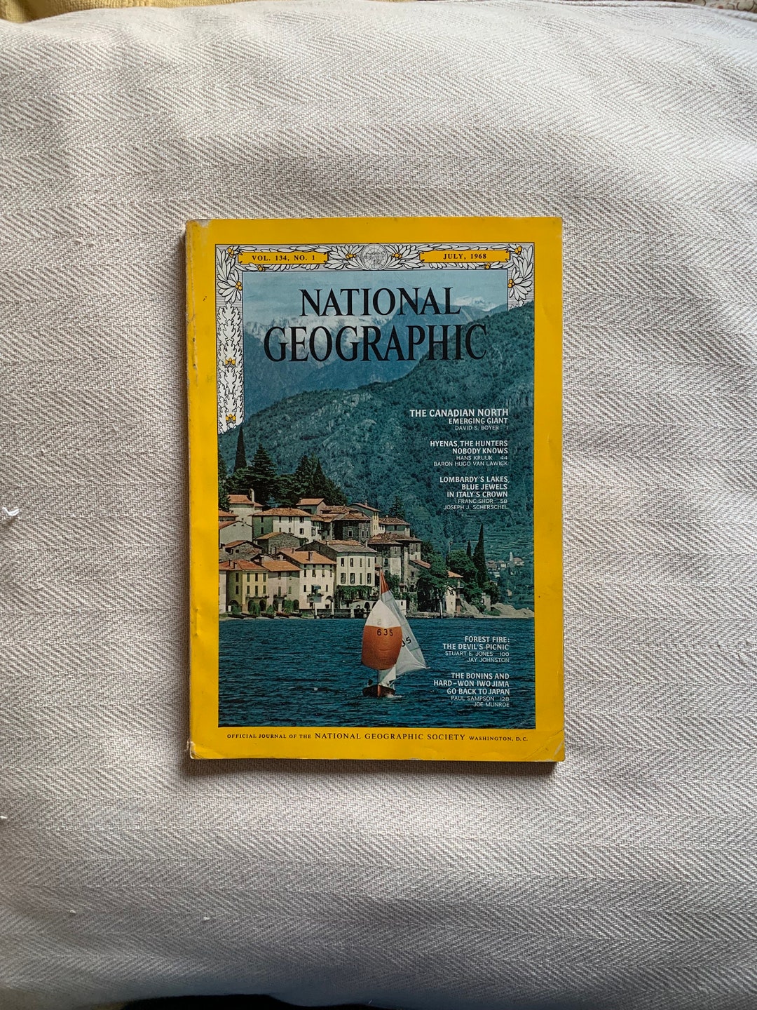 Vintage July 1968 National Geographic Magazine - Etsy