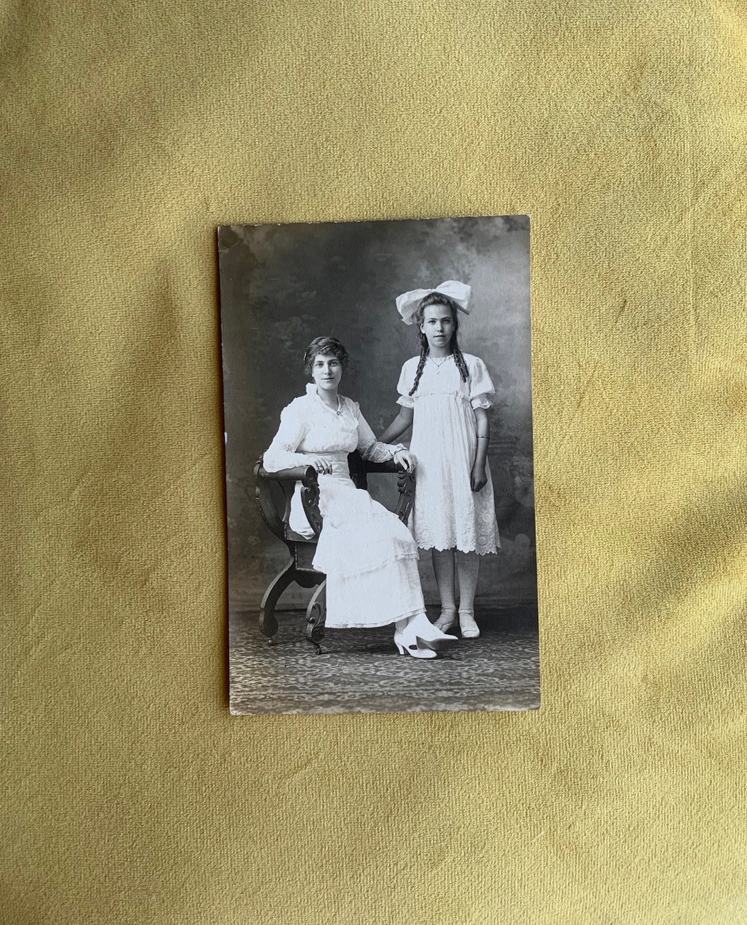 Vintage Victorian Edwardian Women Girls Sisters Fashion Photograph ...