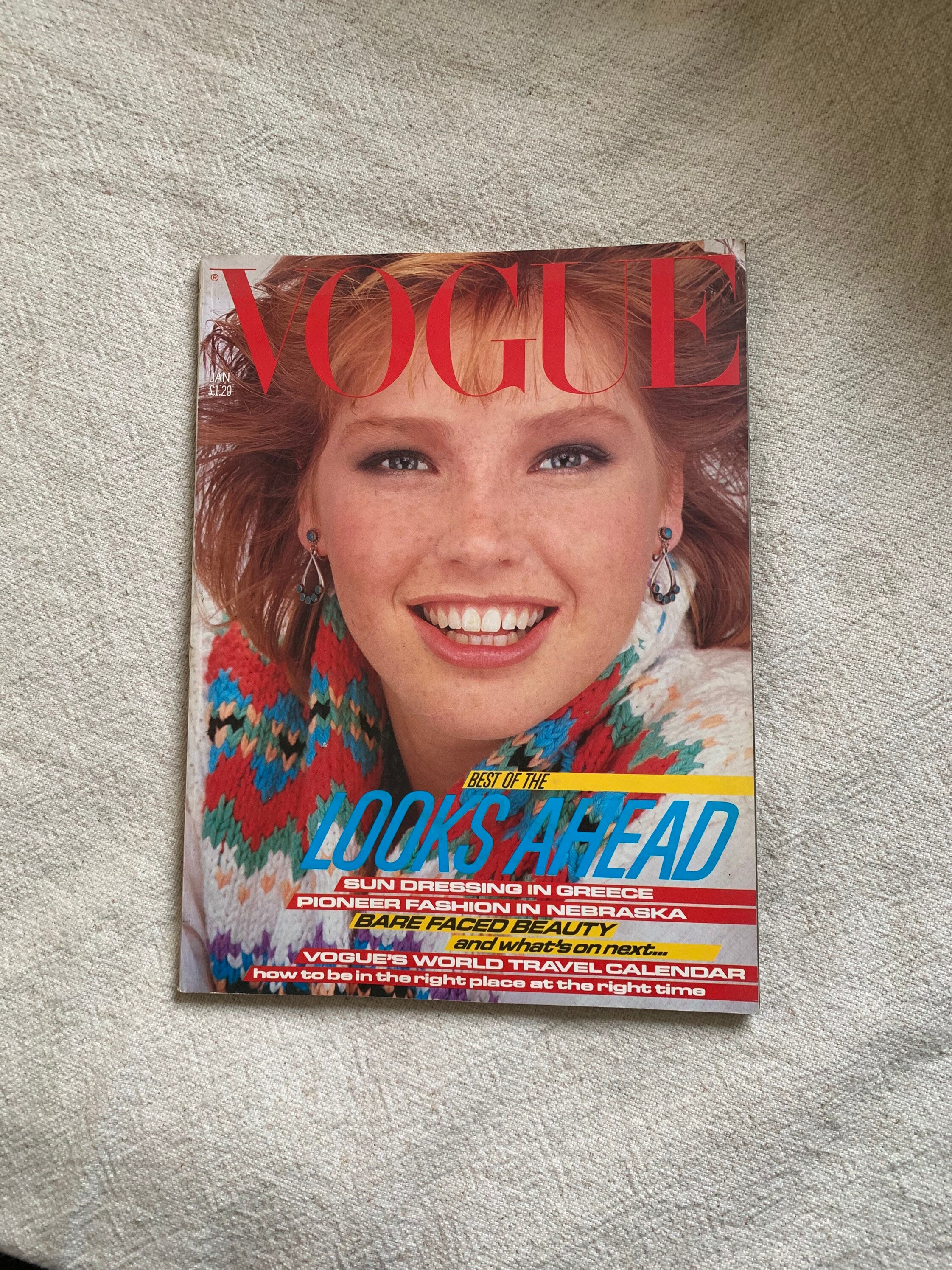 Vintage 1982 Vogue Magazine - Etsy