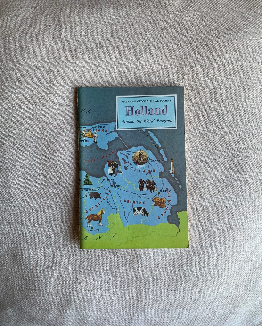 Vintage 1960s Travel Book - Holland Around the World Program - Etsy