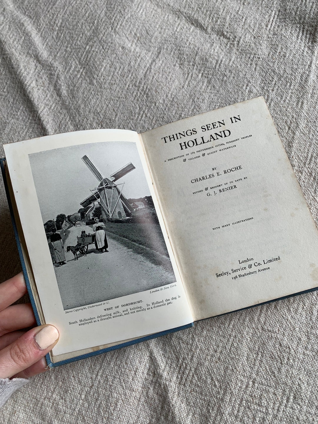 Vintage 1950s Things Seen in Holland by Charles E. Roche Book - Etsy