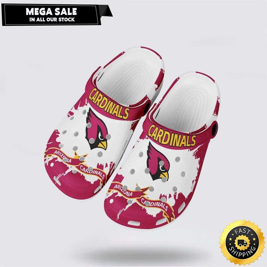 NFL Arizona Cardinals Crocs Clog Shoes Ultimate Comfort for Football ...