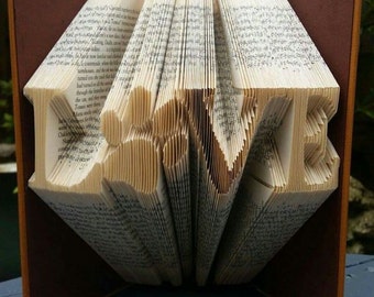 Folded Book Art - Etsy
