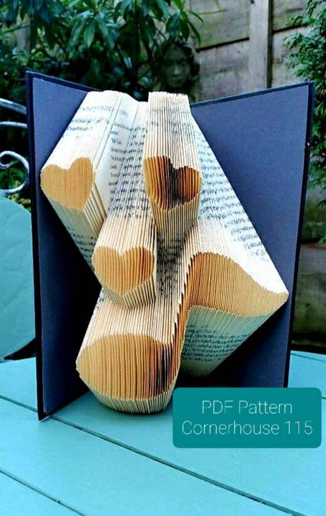 Music Lover Book Folding Pattern and Beginners Tutorial. Music Themed ...