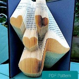 Music Lover Book Folding Pattern and Beginners Tutorial. Music Themed ...