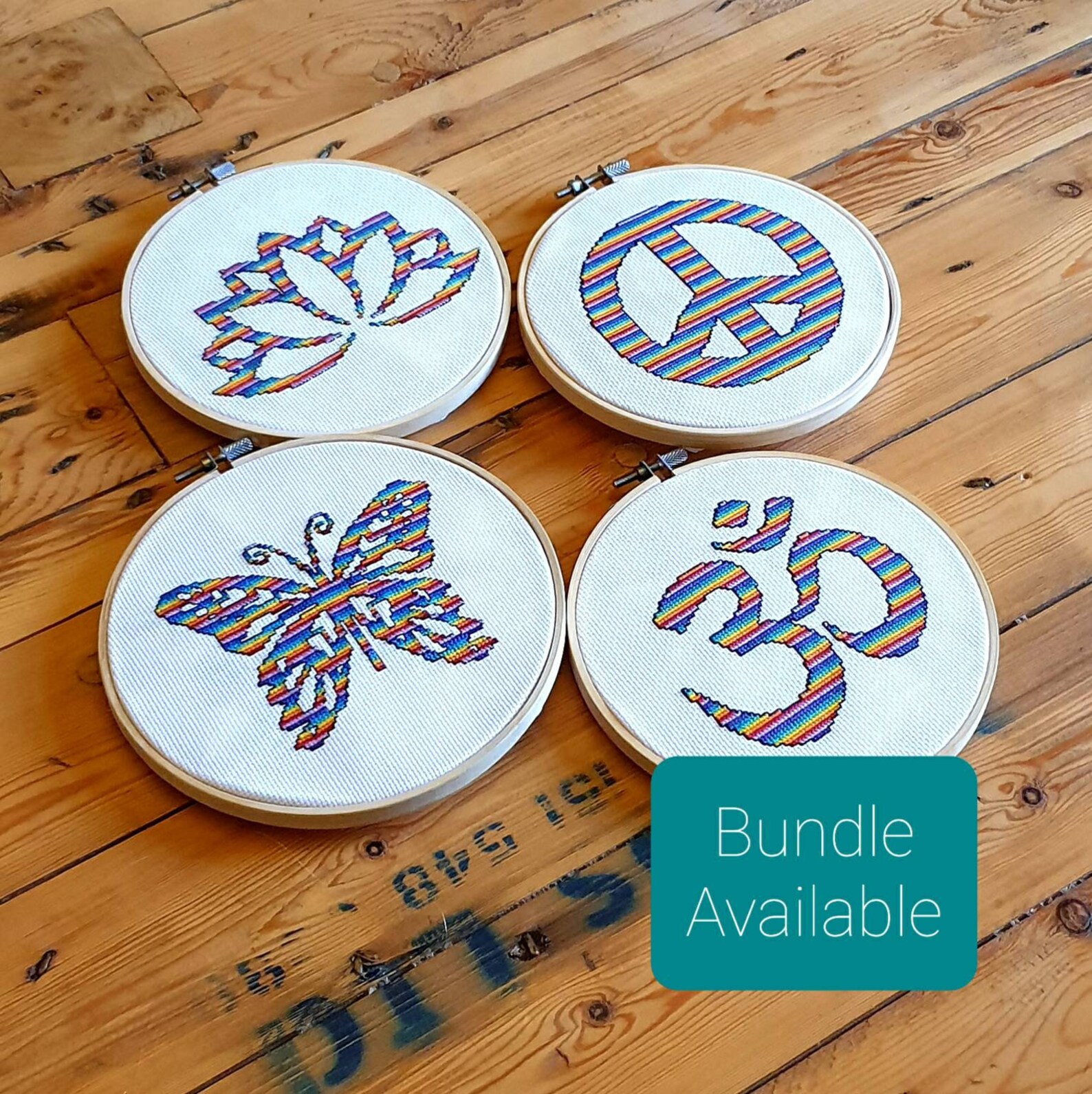 Chakra Butterfly Cross Stitch Pattern. DIY Craft Xstitch - Etsy