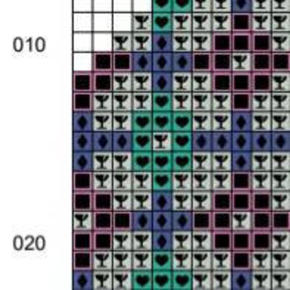 Tilly Heart Cross Stitch Pattern. DIY Craft Xstitch Chart Instant PDF ...