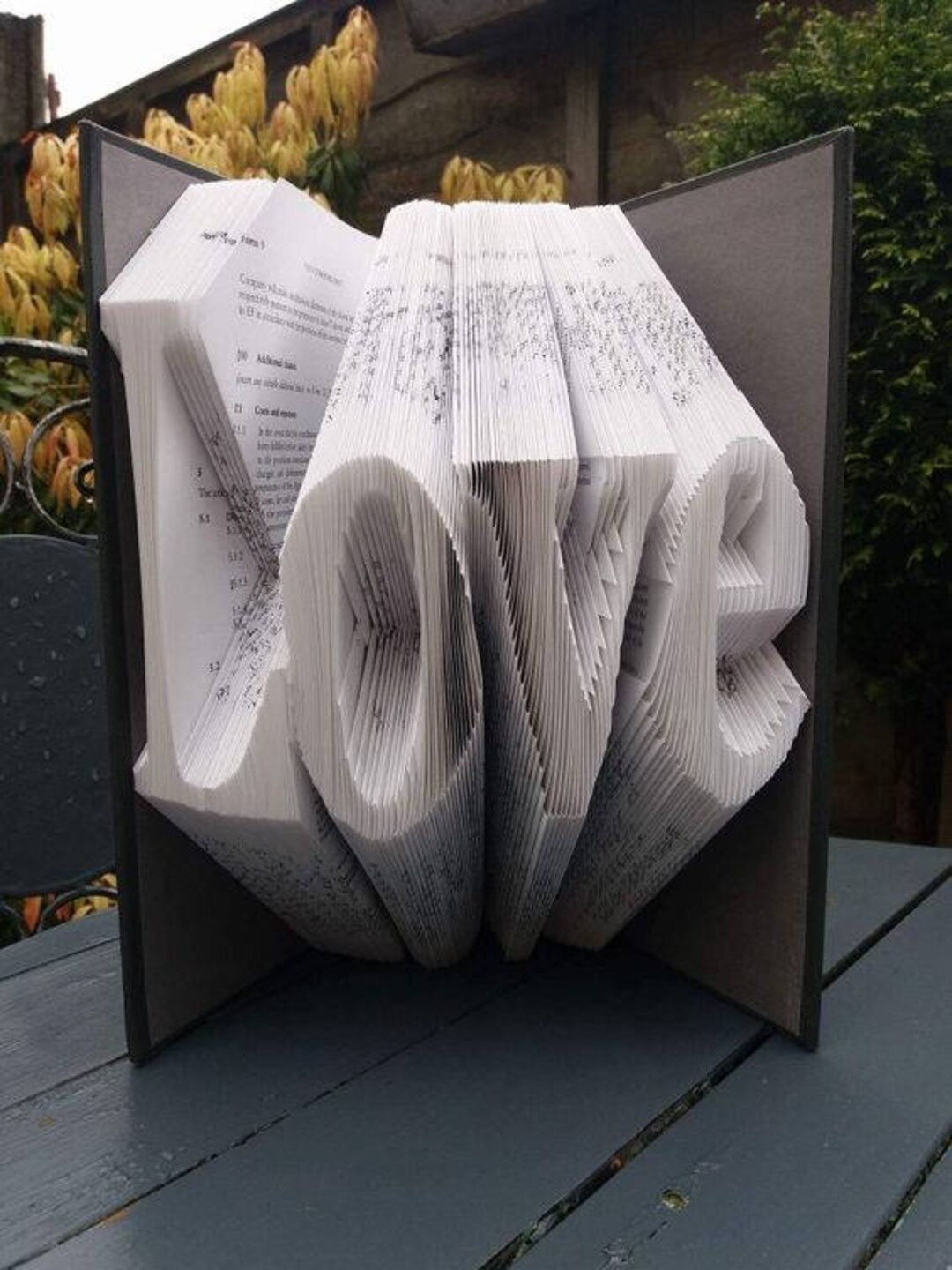 Love Bold Book Folding Pattern and Beginners Tutorial. Make Your Own ...