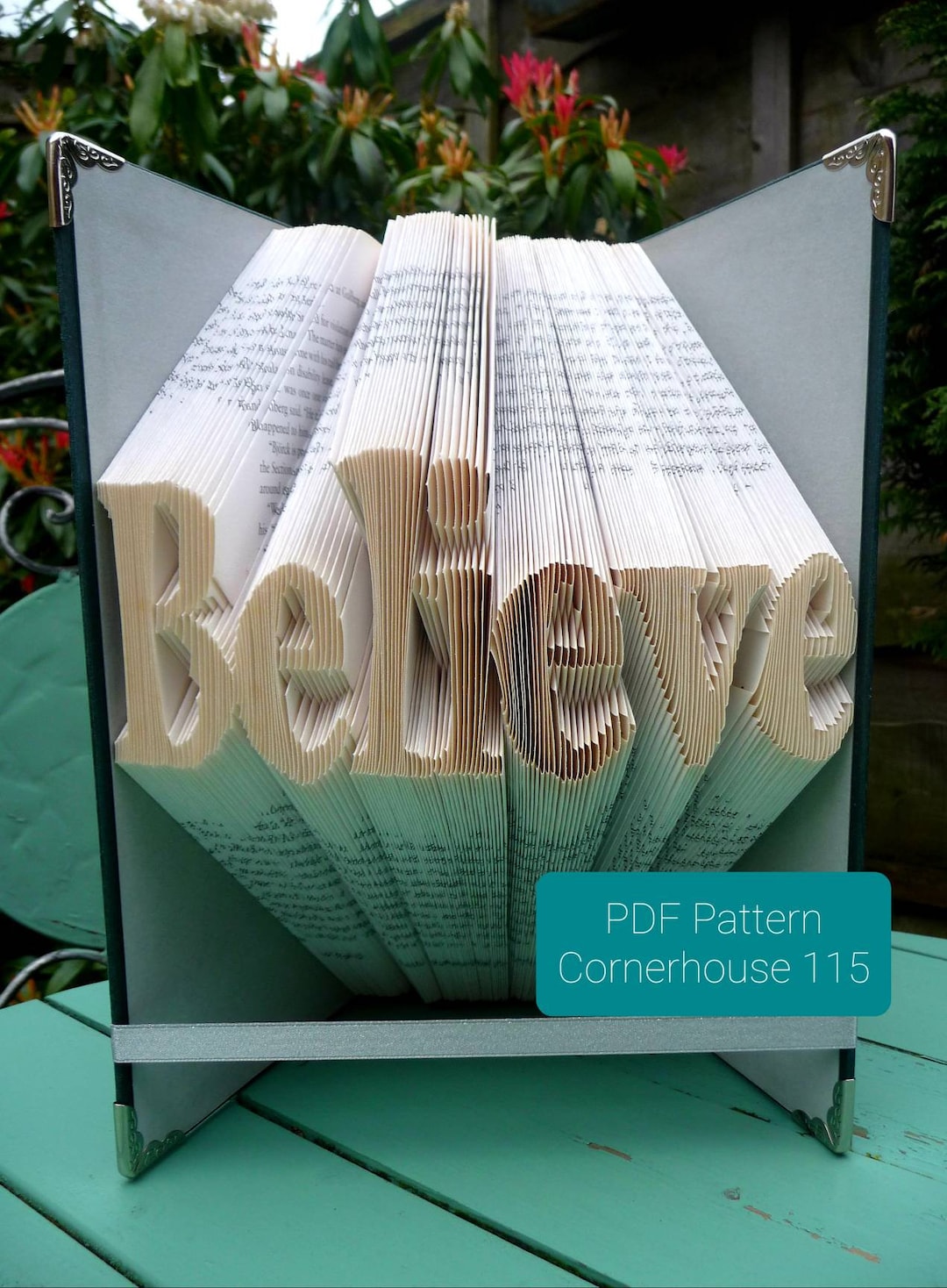 Believe Book Folding Pattern and Beginners Tutorial. DIY Christmas ...