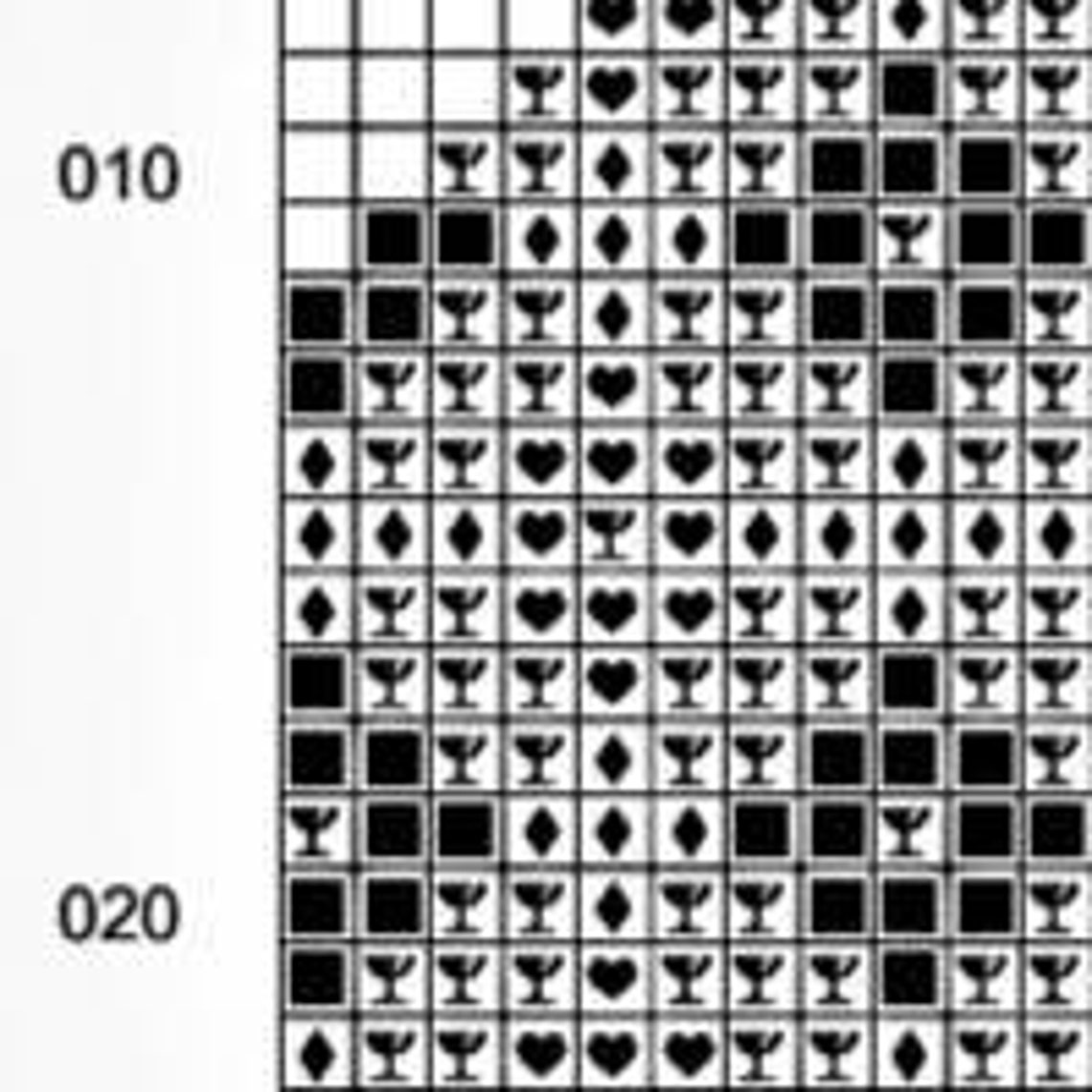 Tilly Heart Cross Stitch Pattern. DIY Craft Xstitch Chart Instant PDF ...