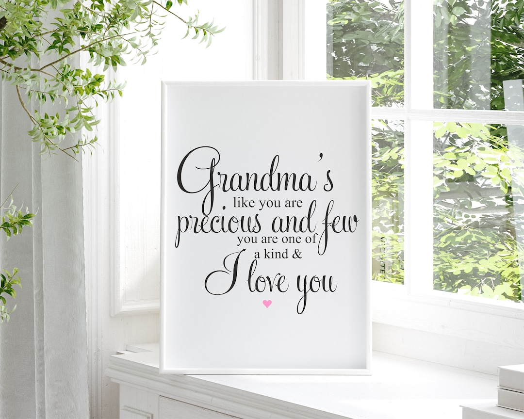 Grandma Granny Gran Nan Nanny Nanna Grandmother Quote Family ...