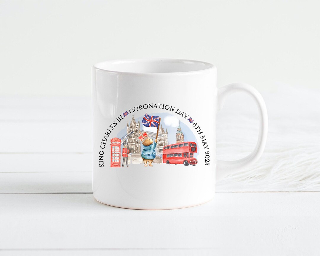 King Charles III Coronation Day May 2023 Little Bear in London Keepsake ...