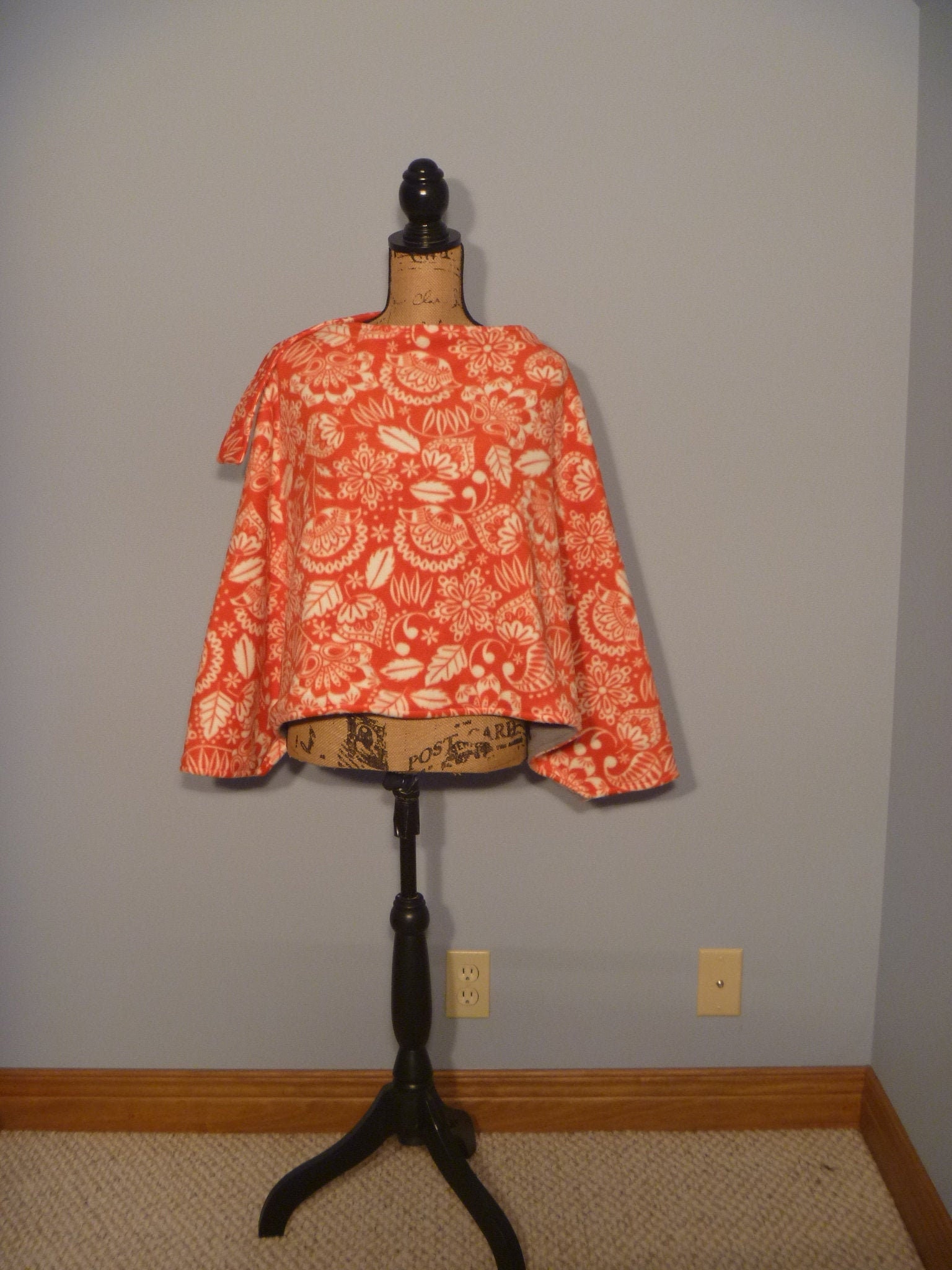 Backless WHEELCHAIR PONCHO Long Sleeve Adaptive Clothing | Etsy